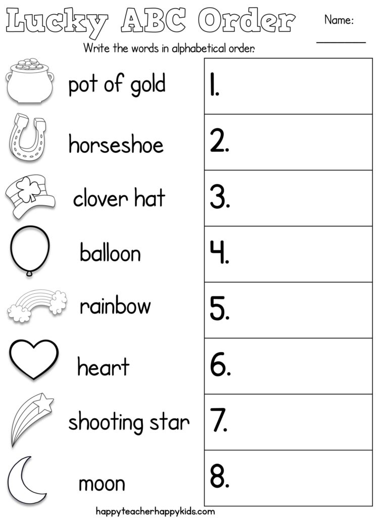 Free Lucky Charms Math & More! - Happy Teacher, Happy Kids