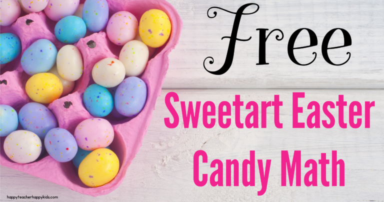 Free Sweetart Chicks, Ducks, & Bunnies Math Activities - Happy Teacher ...