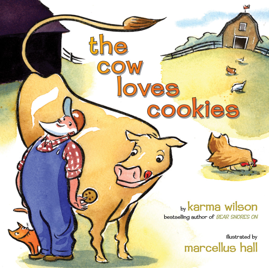 The Cow Loves Cookies Book Cover - Happy Teacher, Happy Kids