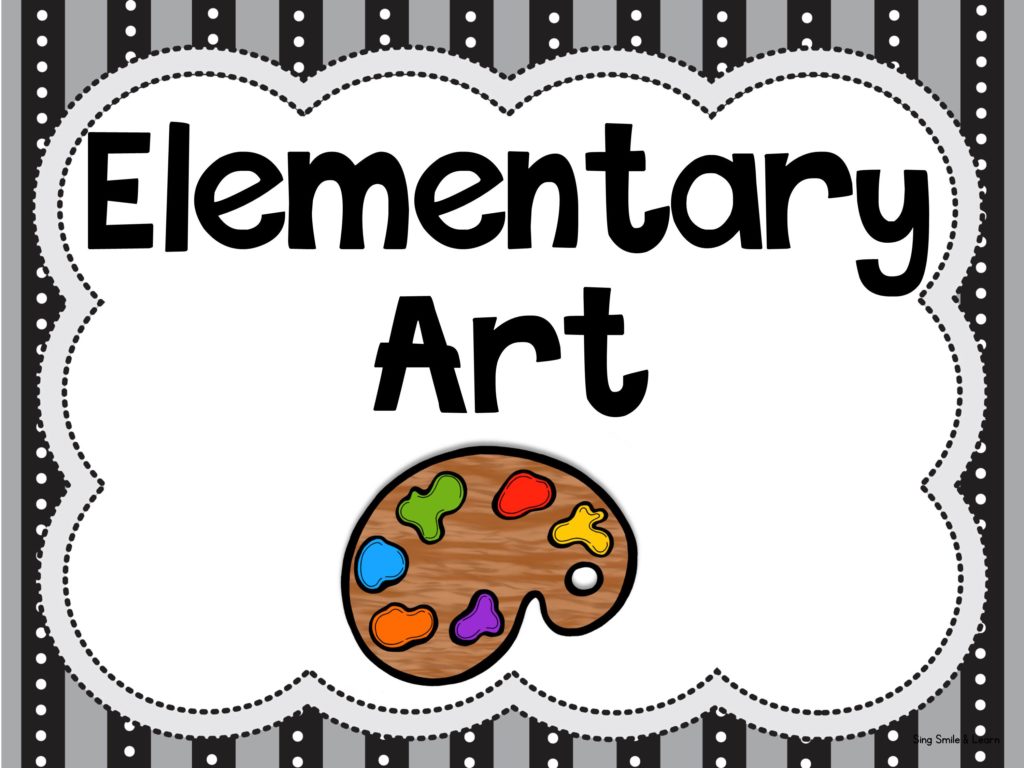 Elementary Art Board Cover - Happy Teacher, Happy Kids