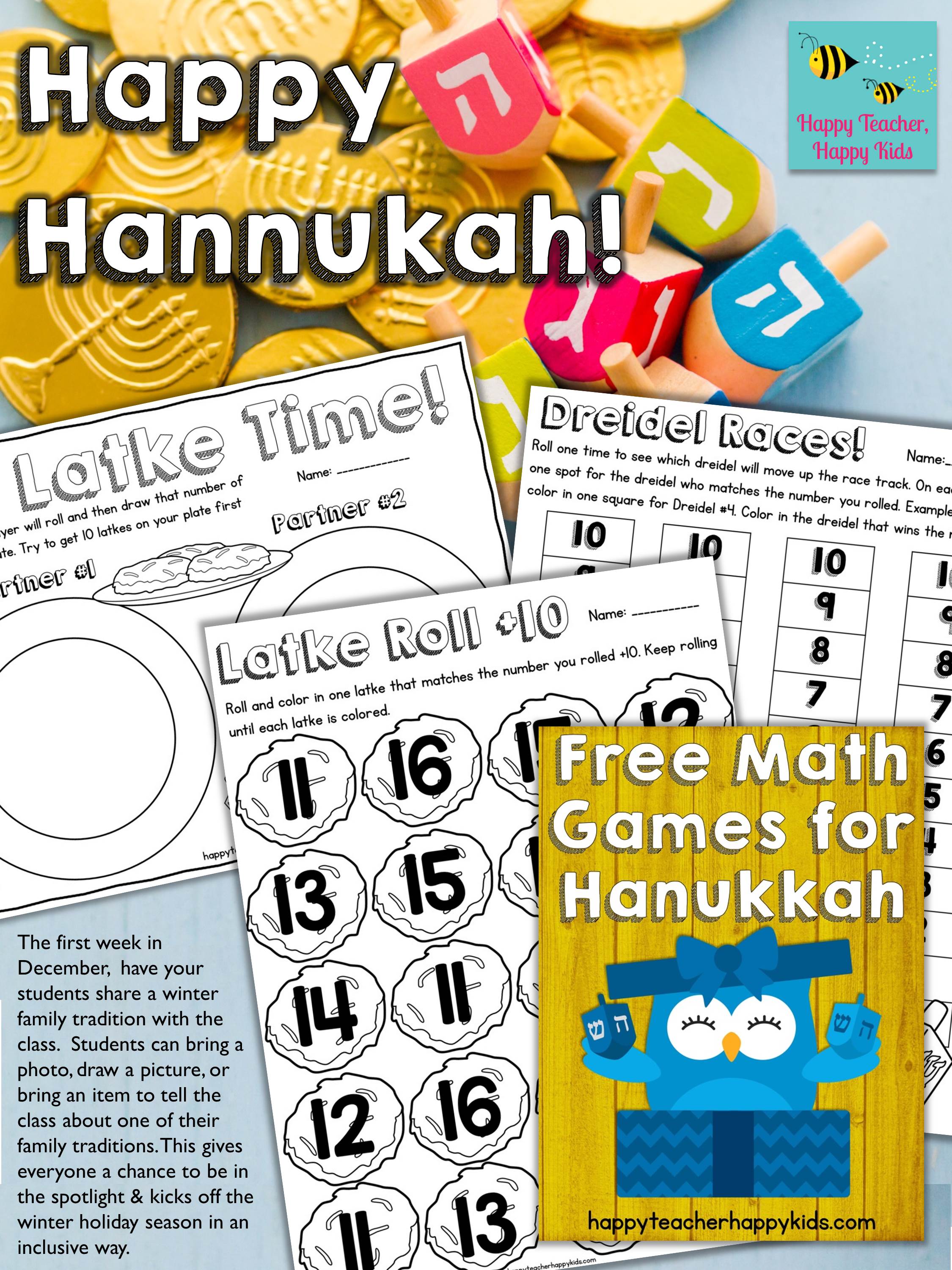 Freebie Page for Holiday EBooks jpeg image - Happy Teacher, Happy Kids